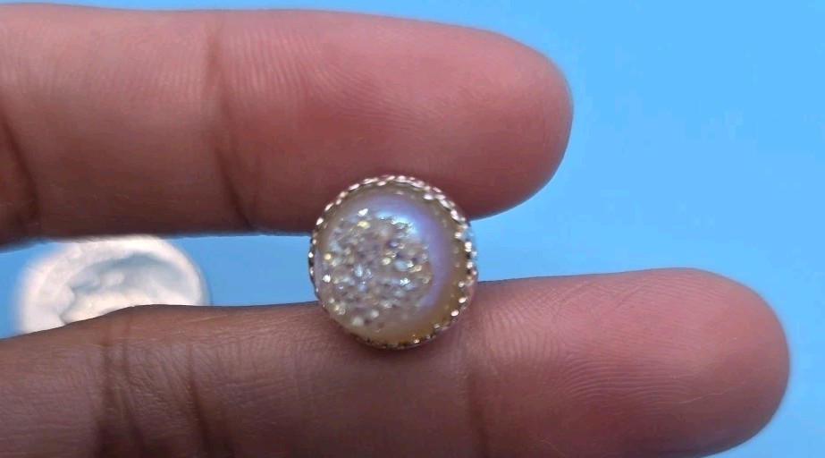 KAMELEON JEWELPOPS FROSTED DRUSY IN STERLING SILVER | eBay