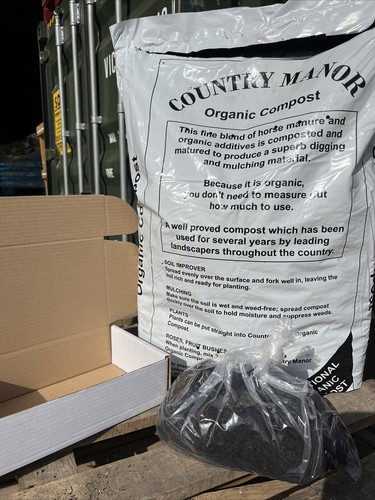 2L shredded horse manure compost country manor bag | eBay UK