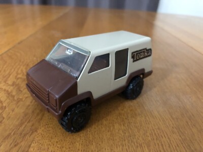 VINTAGE 1978 TONKA BROWN TAN CARGO VAN PRESSED STEEL USA MADE 4” TOY | eBay