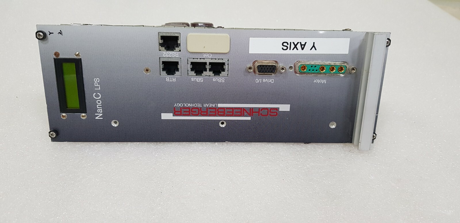 SCHNEEBERGER NANOC LPS Y AXIS,BA 050800,MAC-MOD.300,UV-RS232 V1.5, LWE ...