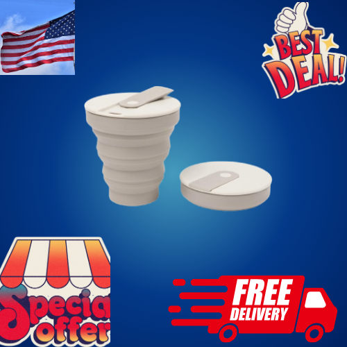 HuNu Collapsible Coffee Cup with Lid | eBay