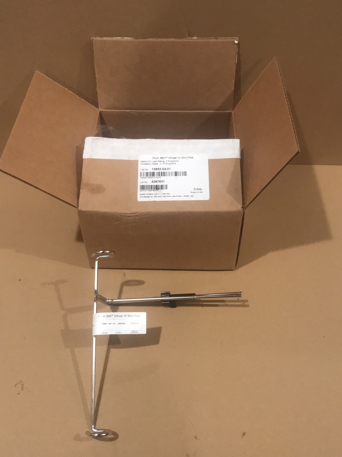 ICU Medical Plum 360 Mini-IV Pole New | eBay