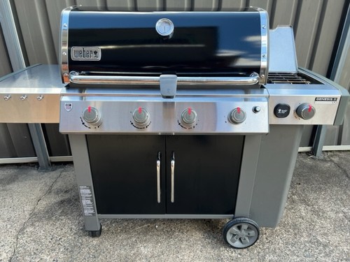 Weber Genesis II with GS4 Cooking System 4 Burner BBQ (Natural Gas ...