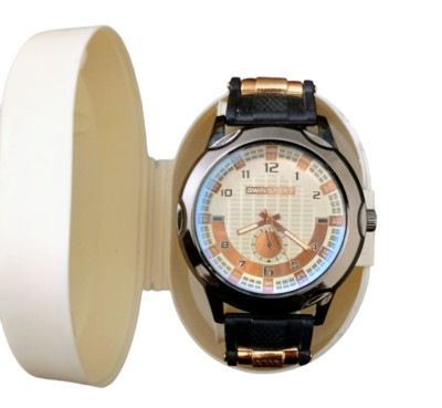 Bwin Sport watch men sport Black And Gold Wrist Watch water broof | eBay