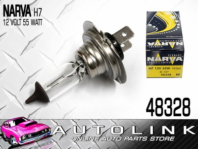 NARVA H7 HEAD LIGHT HEAD LAMP GLOBE 12V 55W 48328 x1 - 2 PIN GLOBE | eBay
