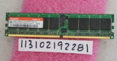 1GB PC PC2 DDR2 PC2-3200R DDR-400 3200 400 240PIN RDIMM ECC-REG 1RX4 ...