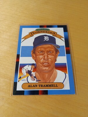 1988 Donruss #4 ALAN TRAMMELL Detroit Tigers (Diamond Kings) Baseball ...