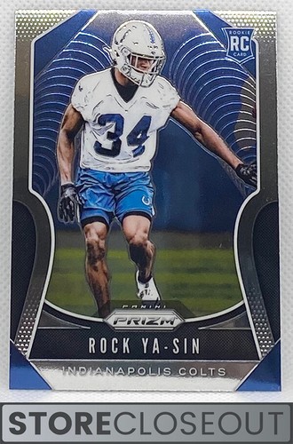 2019 Panini Prizm #388 Rock Ya-Sin Rookie RC Indianapolis Colts | eBay