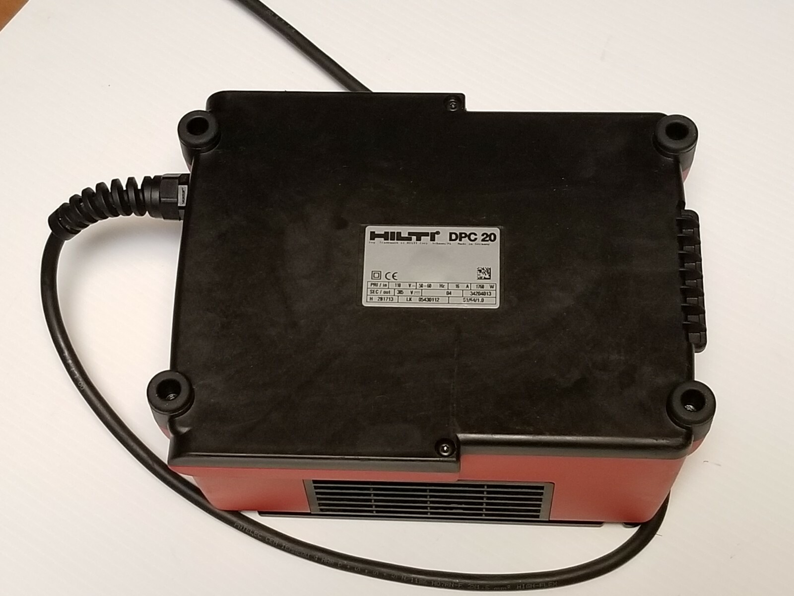 HILTI power converter DPC 20,FOR DG 150(Only power converter) PRE OWNED ...