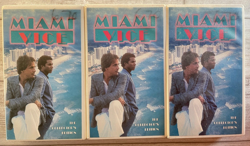 Miami Vice Collector's Edition 3 VHS Calderone's Return Smuggler's Blue ...