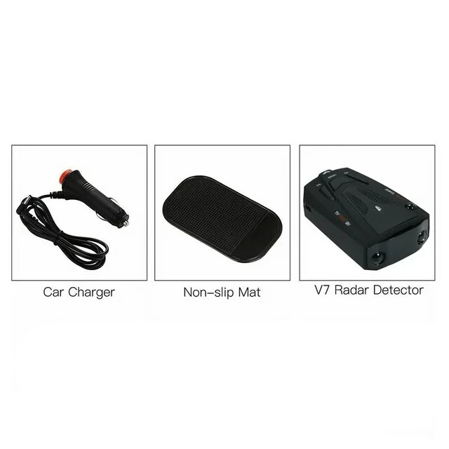 Best Laser & Camera Radar Detector Cop Cars Police Scanner Real Kit 360 ...