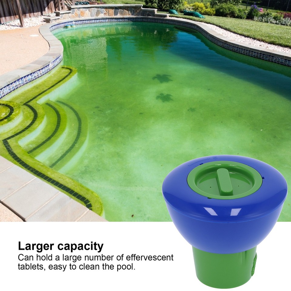 Automatic Pool Chemical Dispenser Floating Chlorine Dispenser Cleaning ...