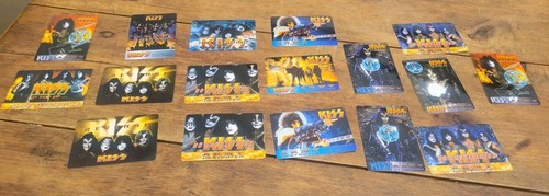 Vintage Lot Of 17 Rock N Roll KISS Prism Vending Machine Stickers NEW ...