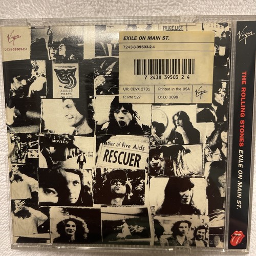 ROLLING STONES EXILE ON MAIN STREET Virgin Record Collectors Edition CD ...