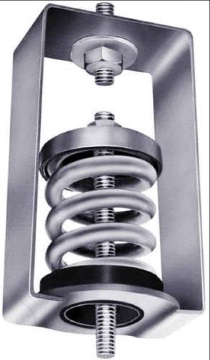BOX OF 4 MASON INDUSTRIES HSA-200 SPRING HANGER VIBRATION ISOLATOR for ...