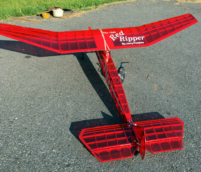 Plans "Red Ripper" Old Timer Vintage Free flight rc model airplane | eBay