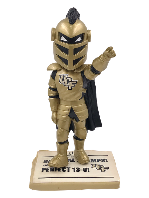 FOCO Knightro Central Florida Knights Newspaper Base Bobblehead NCAA ...