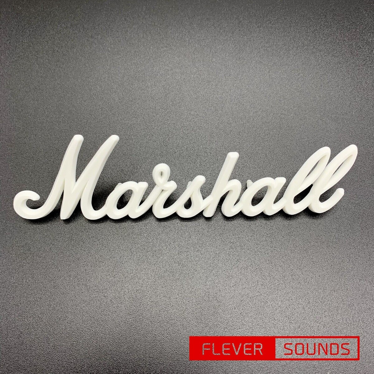 Logotipo De Marshall Brass Marshall Logo Gold, 15 Cm