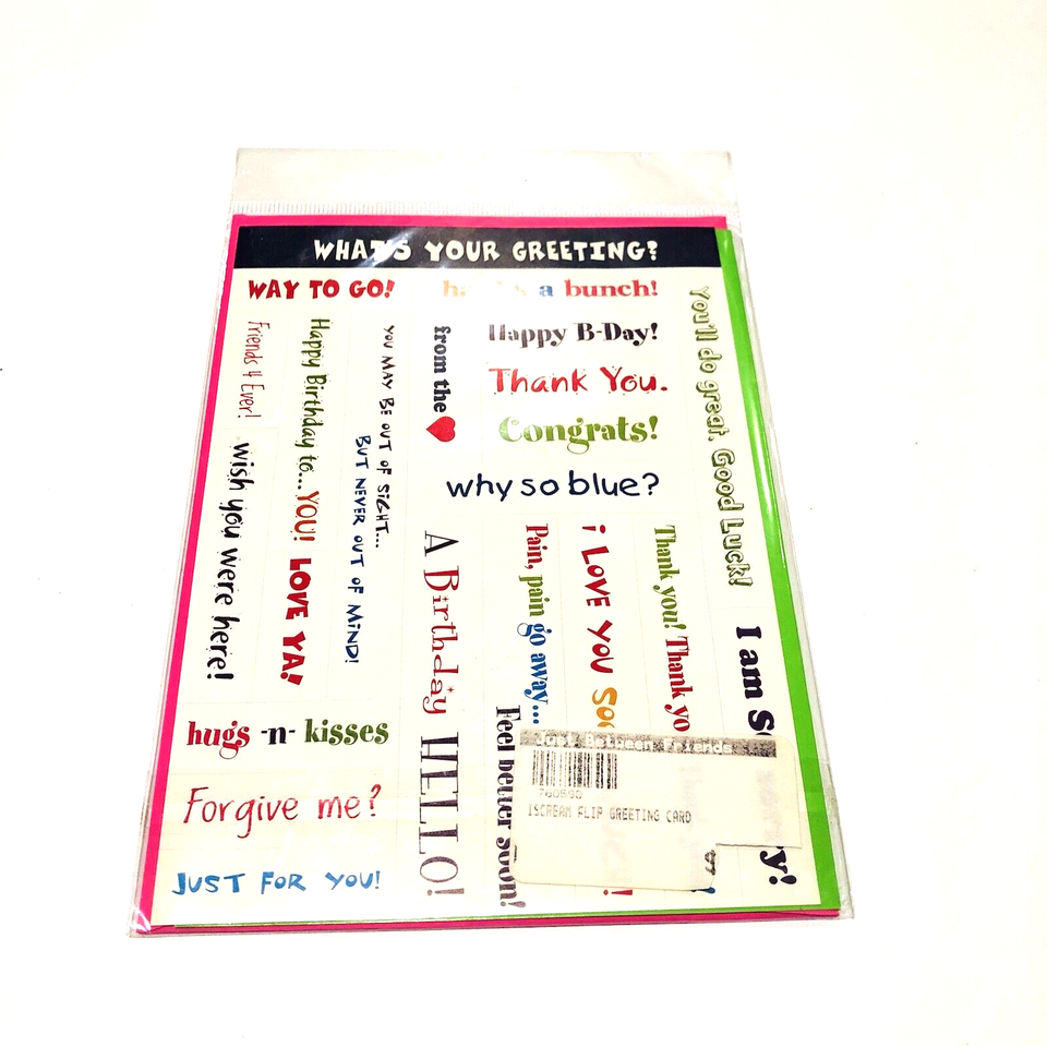 Greeting Card Lenticular Movement Wasabi Birthday Thank You Sushi ...