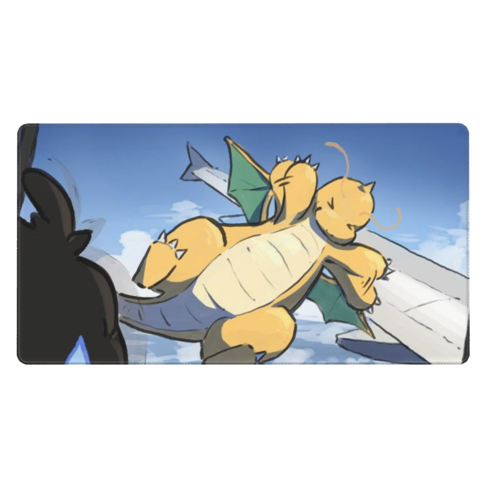 Dragonite - Board Game Pokemon Playmat Games Mousepad Play Mat of TCG ...