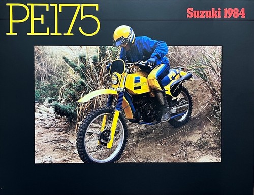 1984 Suzuki PE175 double-side brochure-Vintage NOS | eBay