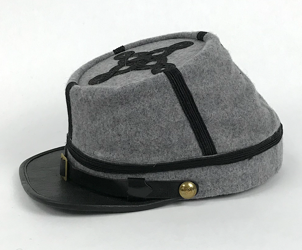 Confederate Officer's Kepi with Black Braid - Major/Lt Col/Colonel ...