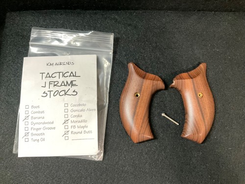 Kim Ahrend Smith Wesson Tactical J Frame Banana Round Butt Pistol Grip ...