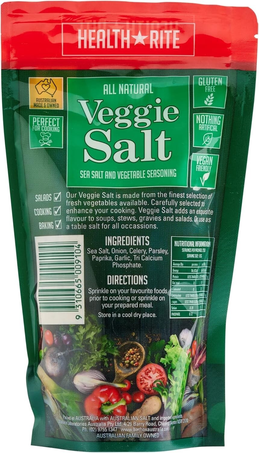 Health-Rite Veggie Salt 250 g | FREE SHIPPING | eBay