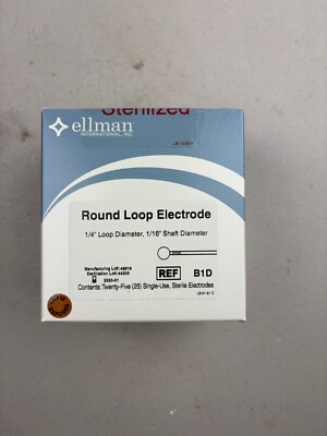 Ellman Round Loop Electrode 1/4 Loop Diameter, 1/16 Shaft Diameter | eBay