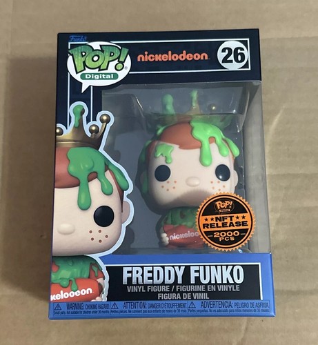 Funko POP! Digital Freddy Funko Slimed Royalty Nickelodeon #26 w ...