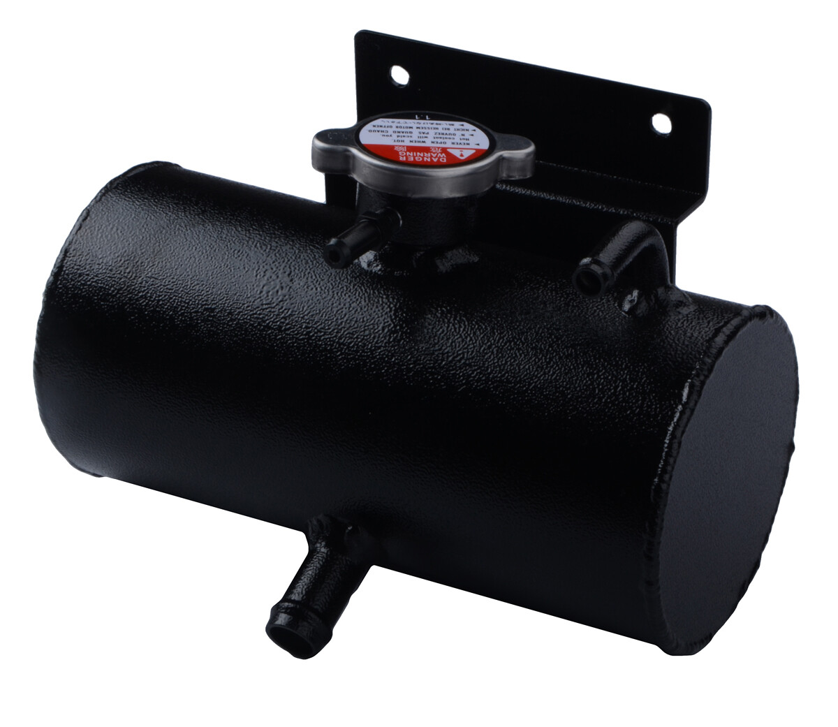 1.5L Universal Horizontal Round Aluminum Overflow Coolant Tank With Cap ...