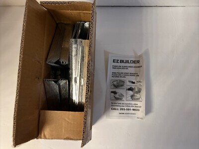 EZBUILDER 7 X 8 Foot Peak Roof Storage Shed Garage Barn DIY EZ Framing ...