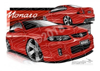 Monaro V2 MONARO VZ RED HOT A1 STRETCHED CANVAS (HC87) | eBay Australia