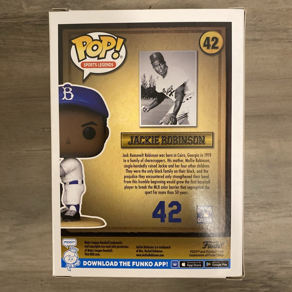 Funko Pop! MLB Legends Dodgers Jackie Robinson #42 Chase Variant | eBay