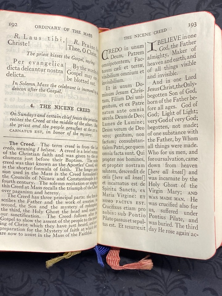 1928 MISSAL AND PRAYER BOOK FOR GIRLS AND WOMEN (LATIN AND ENGLISH) | eBay