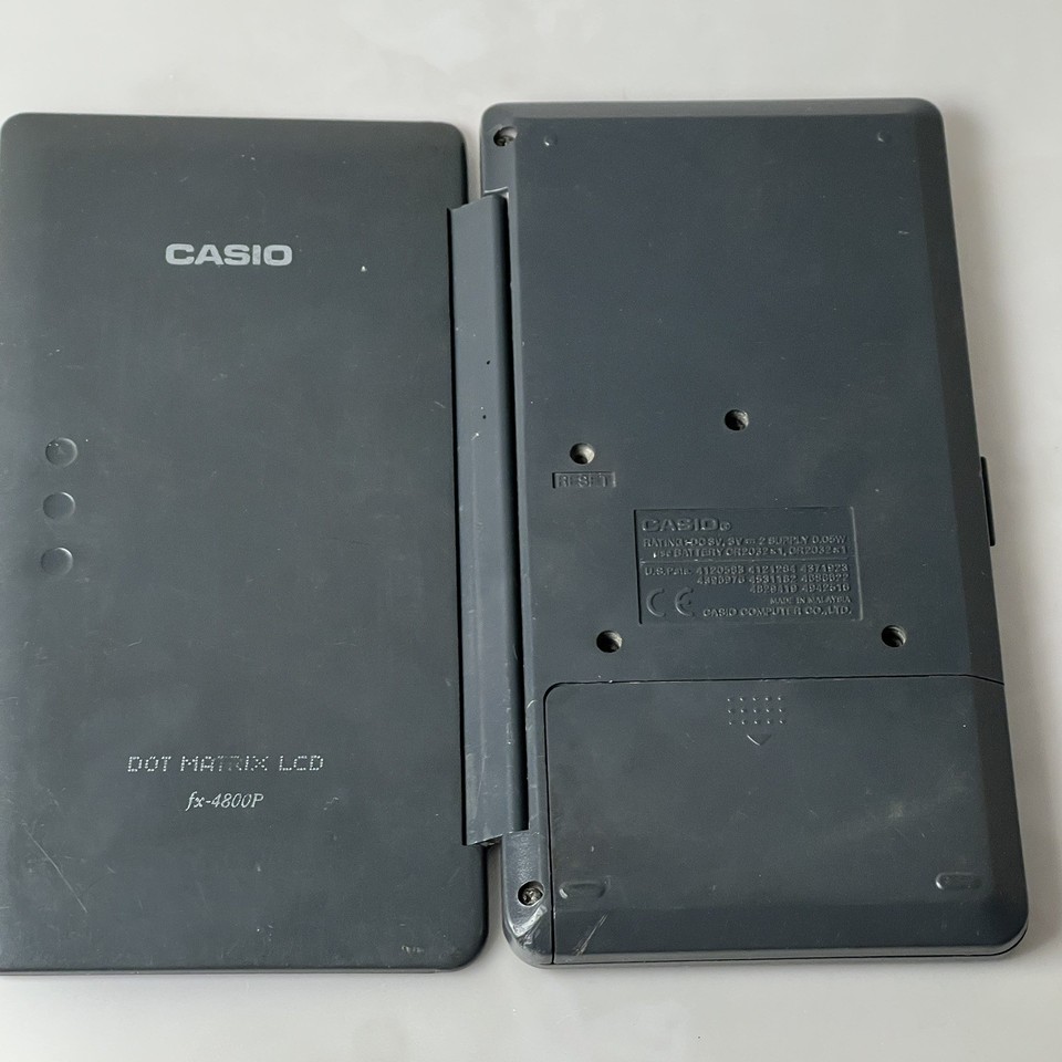 Casio FX-4800p DOT MATRIX LCD Scientific Calculator FOR PARTS ONLY | eBay