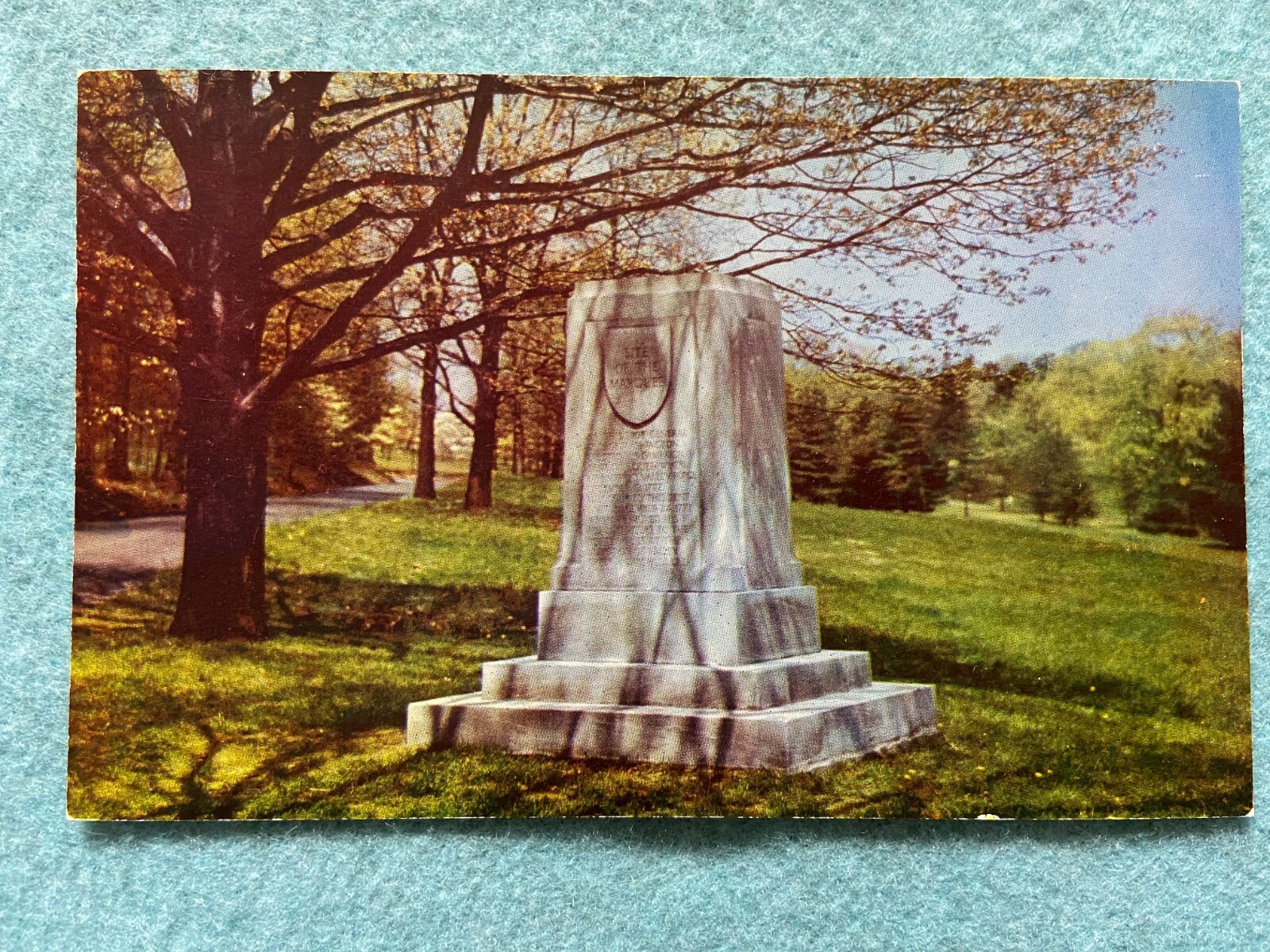 Monolith, first site of General Washington's marquee, Valley Forge ...