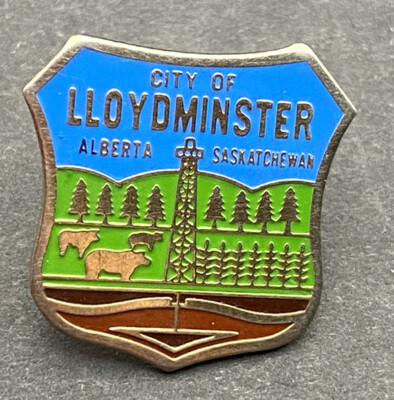 Canada City of Lloydminster Alberta Saskatchewan Lapel Pin | eBay Australia