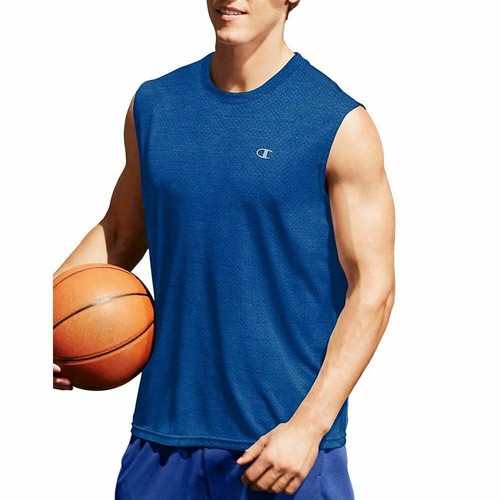 Champion Men's Double Dry Mesh Texture Muscle Tee M | eBay