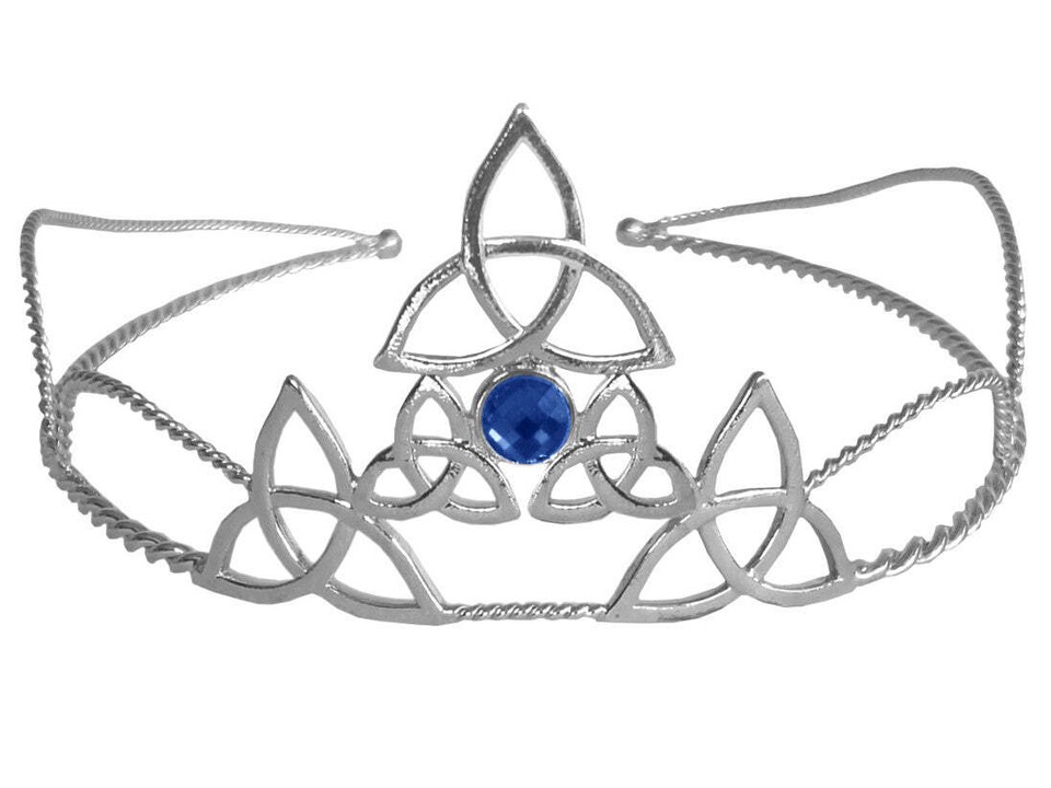 Eternity Tier Crown Silver Wire Trinity Knot Celtic Headpiece ...