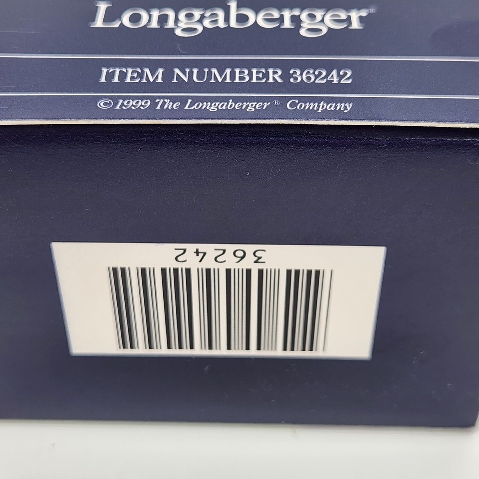 Longaberger Collector's Club Miniature Pottery Milk Pitcher New in Box ...