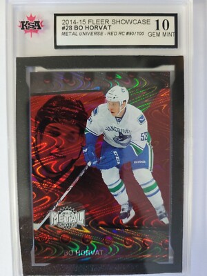 Bo Horvat 2014-15 Precious Metal Gem RED Rookie Hockey Card #90/100 KSA ...