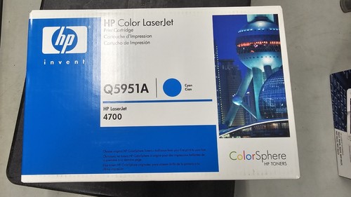 HP 643A Cyan Original LaserJet Toner Cartridge Q5951A Sealed Box Man ...
