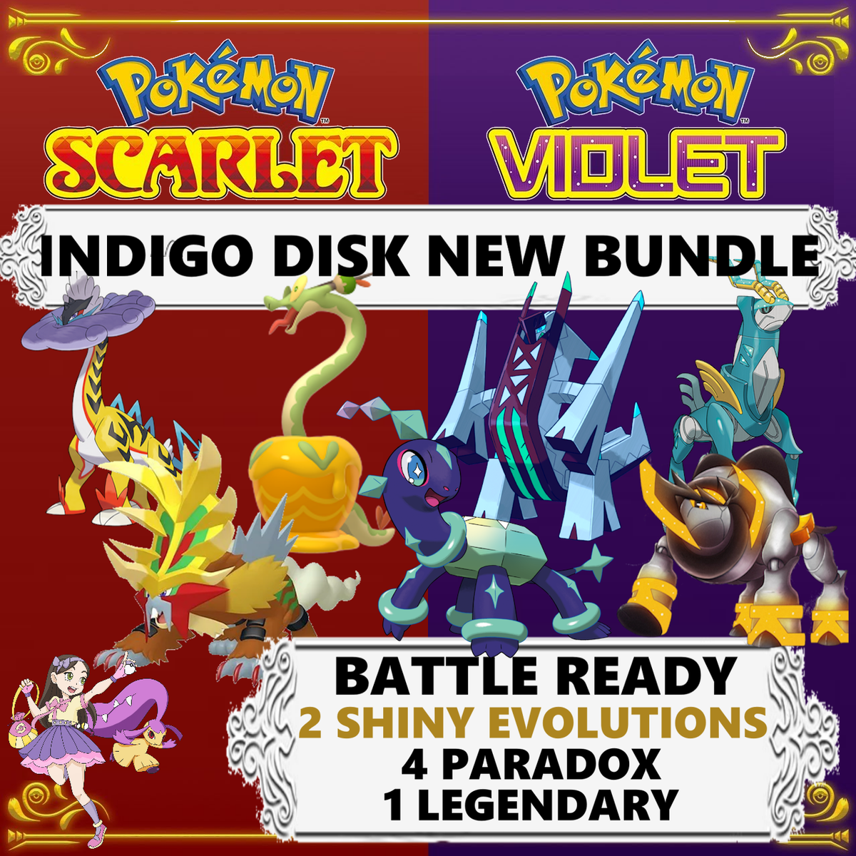 All New Pokemon Shiny Scarlet And Violet