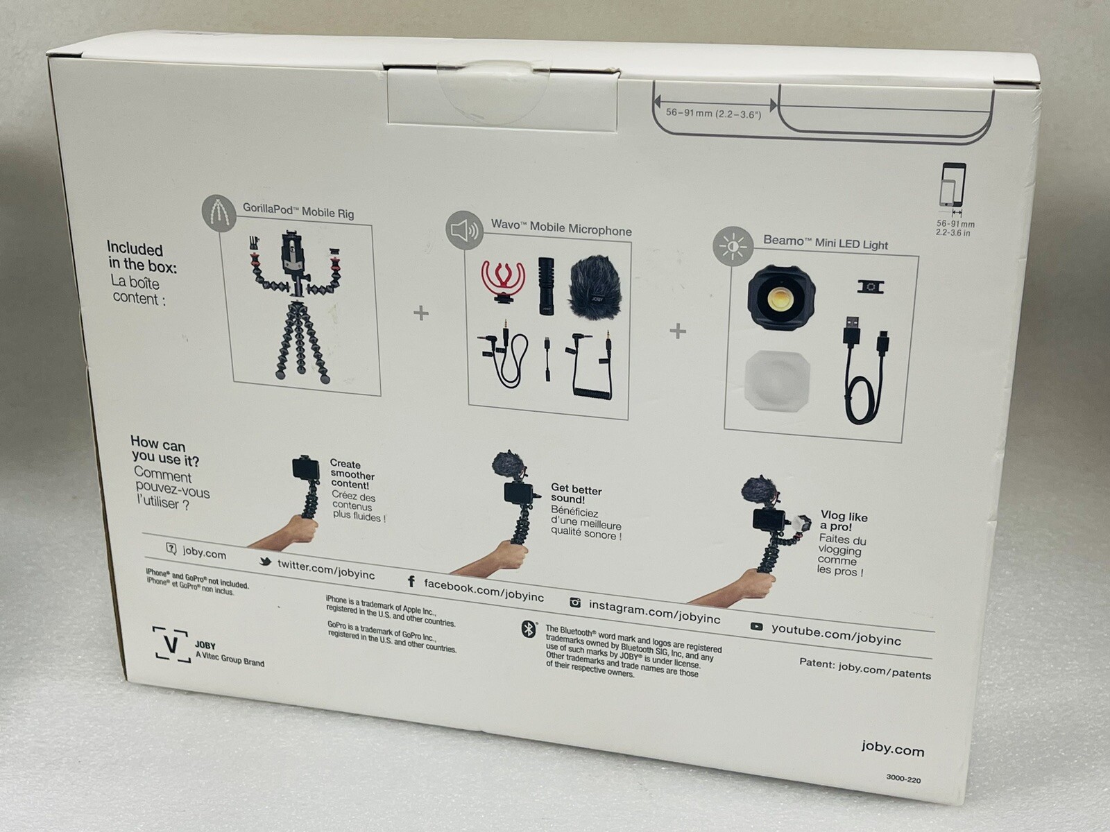 JOBY Mobile Vlogging Kit JB01645-BWW 817024016456 | eBay