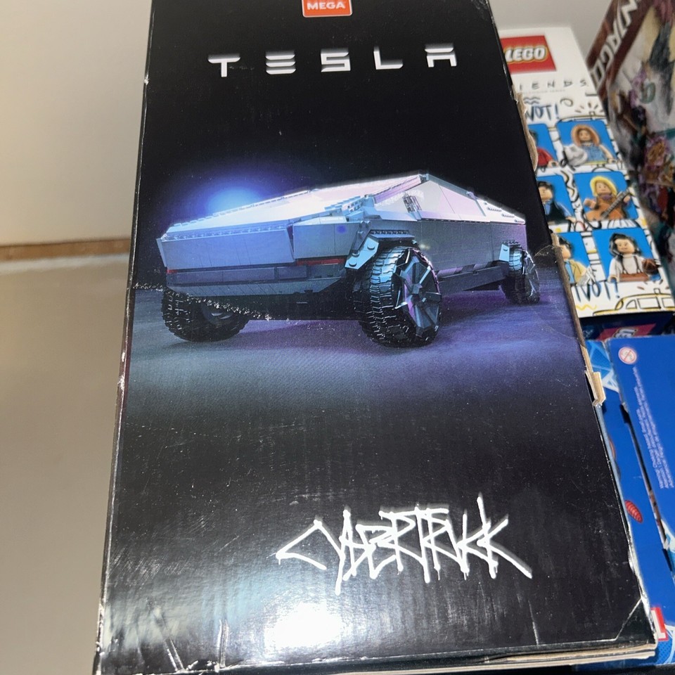 Mega Construx Tesla Cybertruck Discontinued by Manufacturer 3283 pcs | eBay