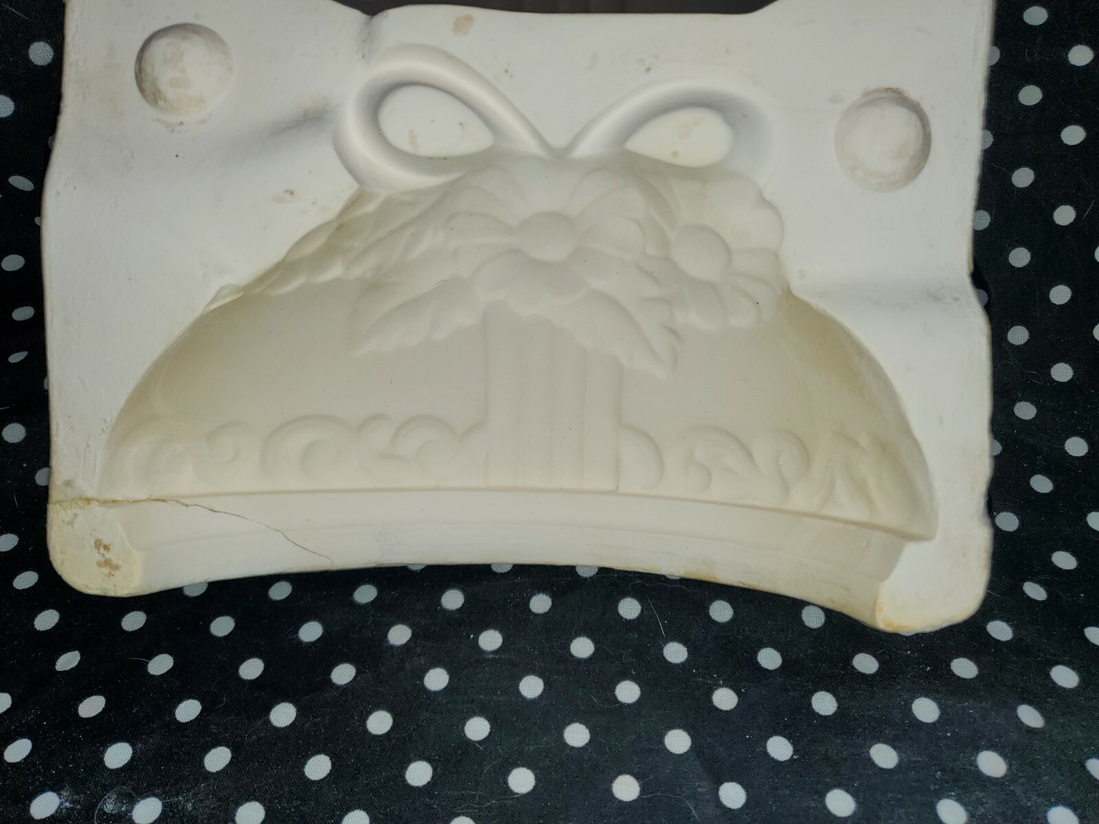 1970 Duncan Molds DM-266A Egg with a Ribbon Ceramic Slip Casting Mold ...