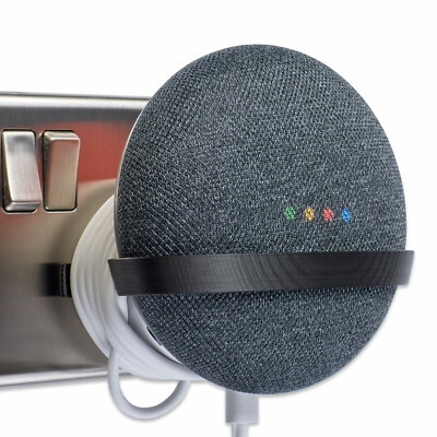 Plug Mount for Google Home Mini, Wall Mount Bracket Holder Tiny Black ...