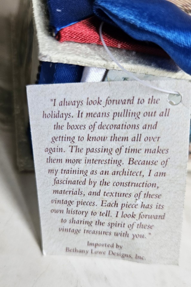 Casey Mack for Bethany Lowe Americana Forth of July Covered Box | eBay