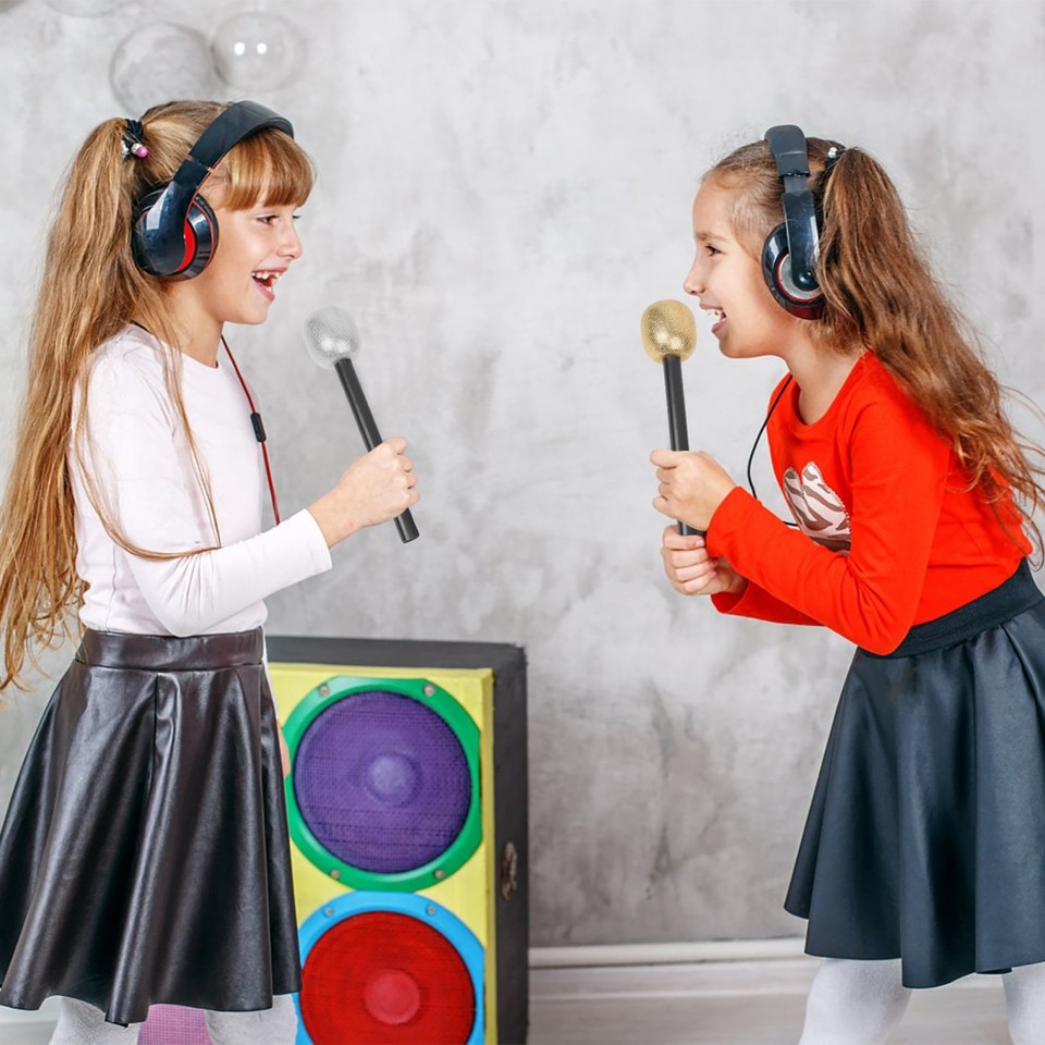 6 Pcs Kids Toy Microphone Halloween Party Favors Dance Performance ...